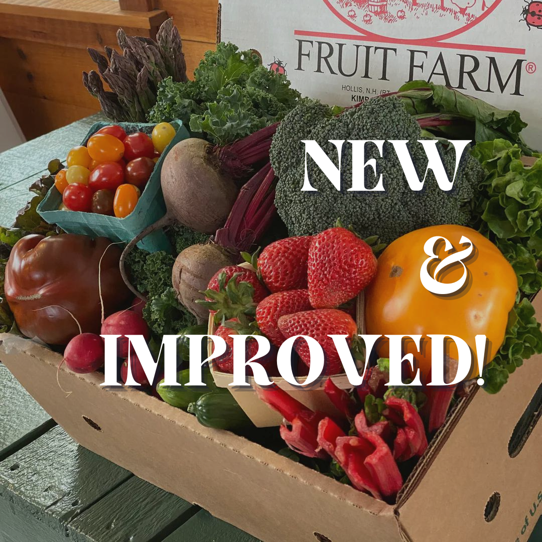 We've made some great changes to our Harvest Boxes, thanks to YOU ...